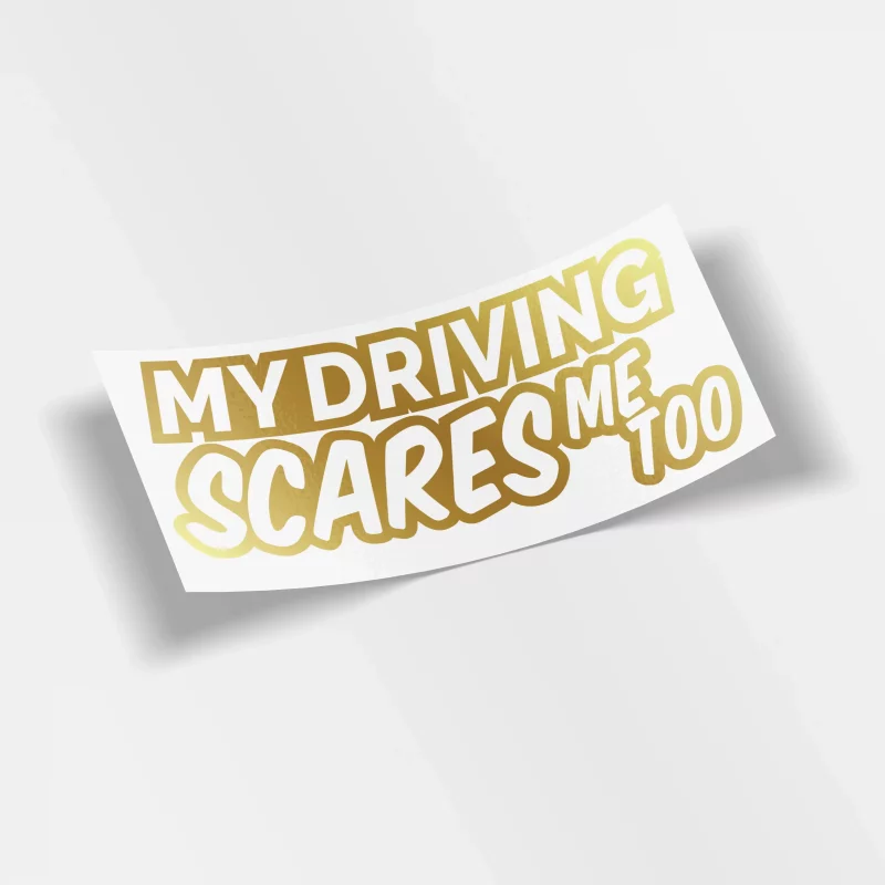 My Driving Scares Me Too | Devil Prints UK